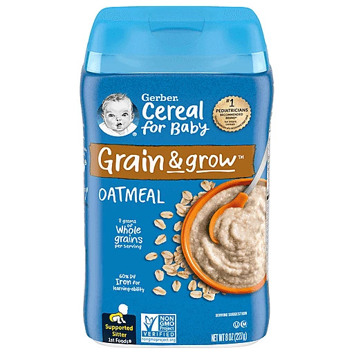 Gerber Oatmeal Cereal 8 oz | La Comprita