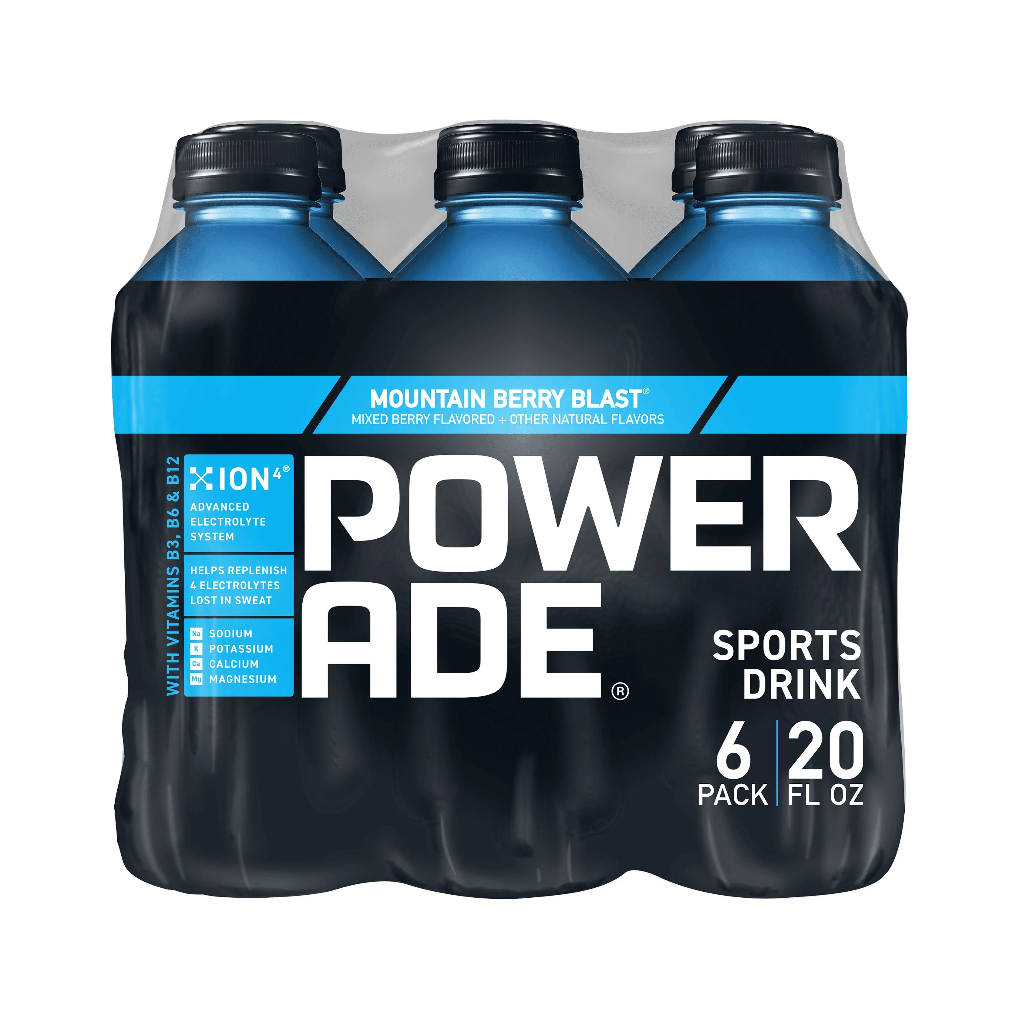 Powerade Mountain Berry Blast 6-20 oz | La Comprita