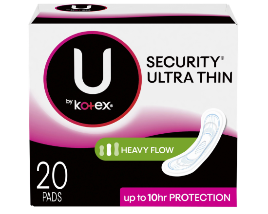 Kotex Security Ultra Thin Heavy Flow Pads 20 ct | La Comprita